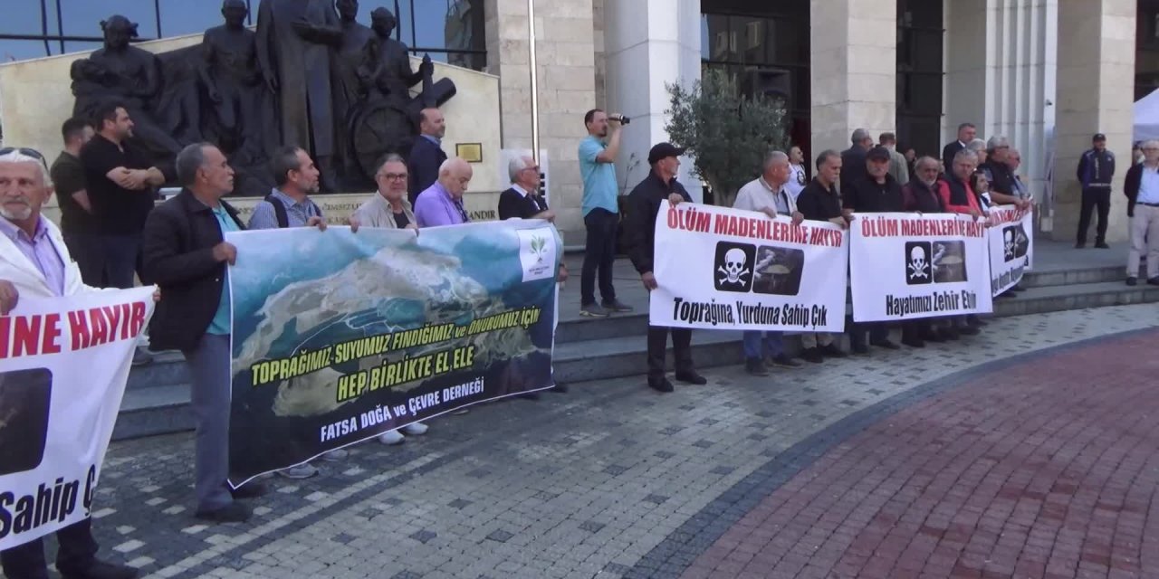 Giresun’da maden tepkisi: Verilen tüm izinler iptal edilsin