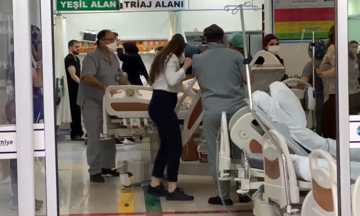 Hatay'da hastanede yangın: Hastalar tahliye edildi